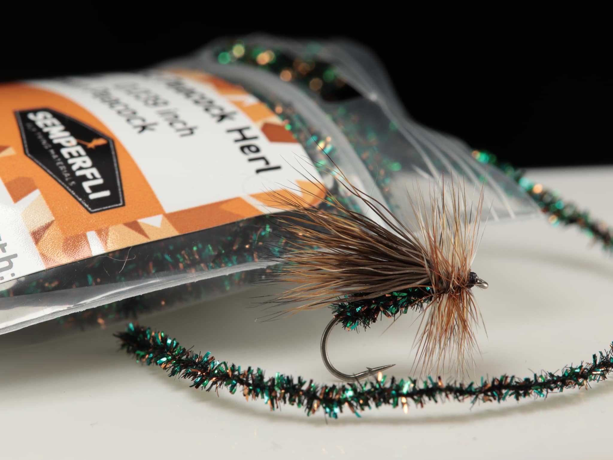 Peacock Herl Caddis Dry Fly - semperfli.net