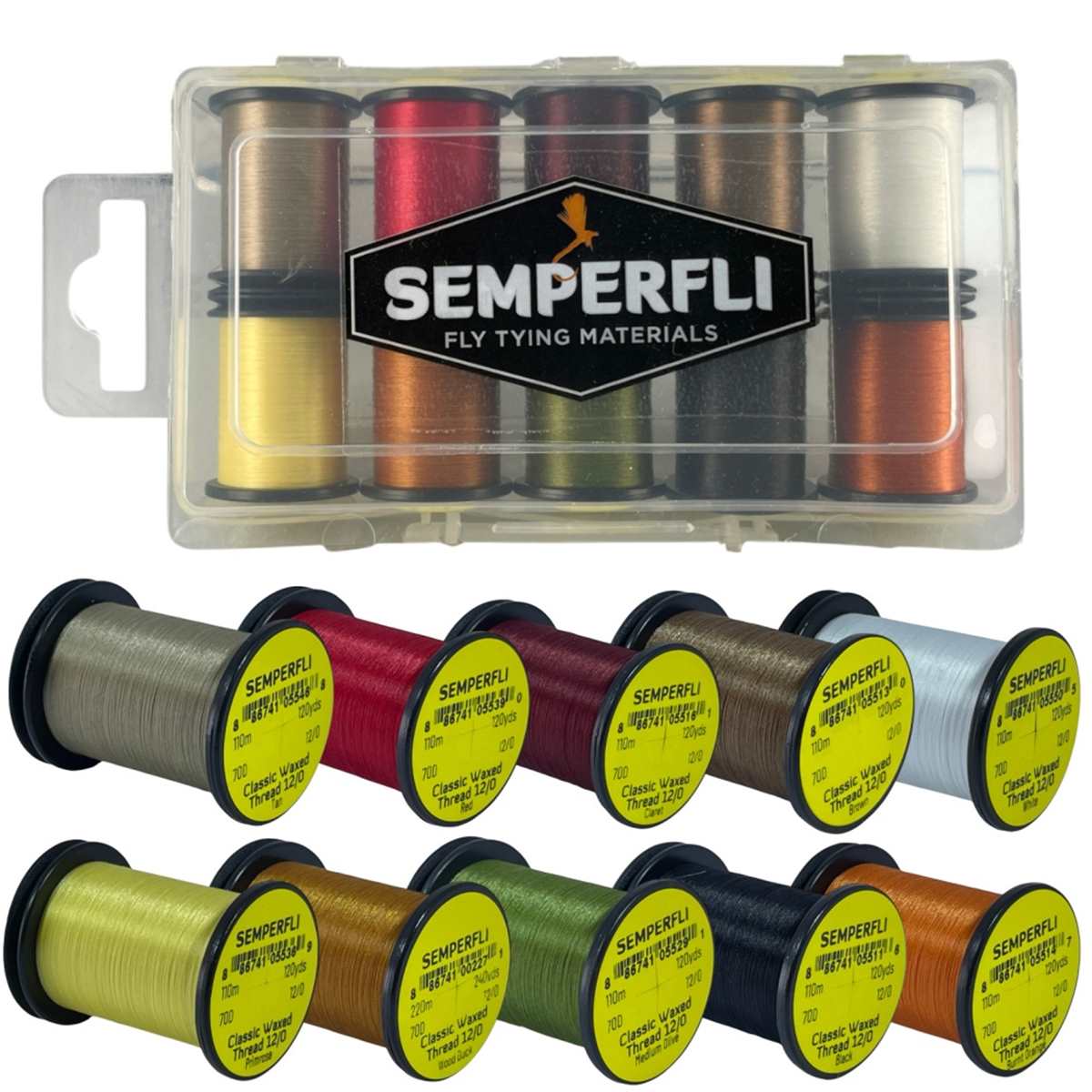 Classic Waxed Thread 12/0 110m Naturals Collection - semperfli.net