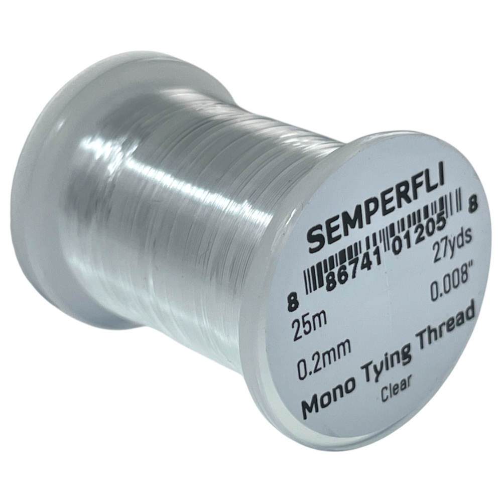 Large 0.008" / 0.2mm Mono Tying Thread - semperfli.net